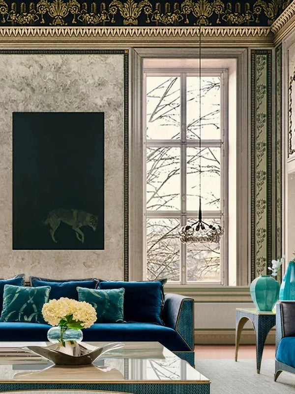 Ritong Furnishing Art Deco Coffee Table & Couch – Luxury Art Deco Coff ...